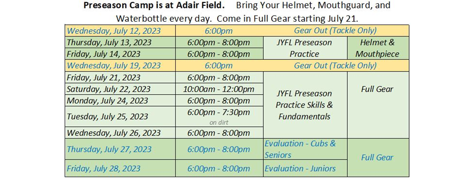 Juneau Youth Football League (Jyfl) > Home